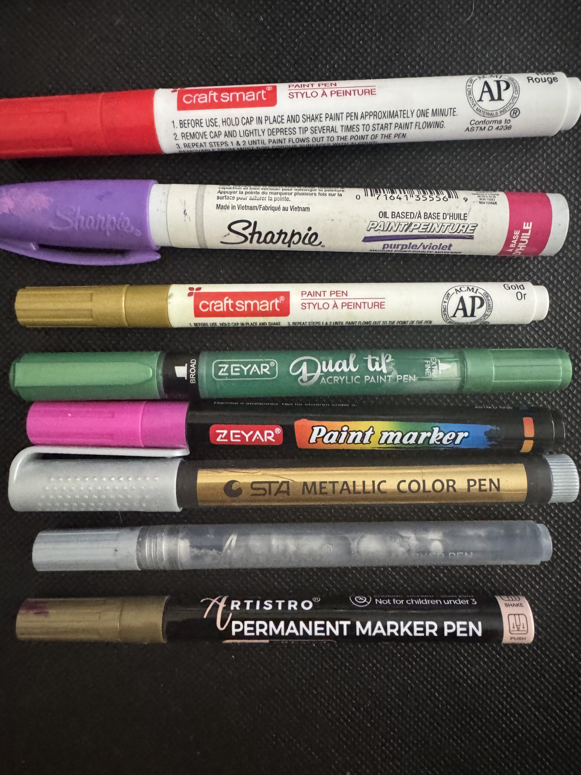 Paint Marker Comparison/Review - Ebby Wolf